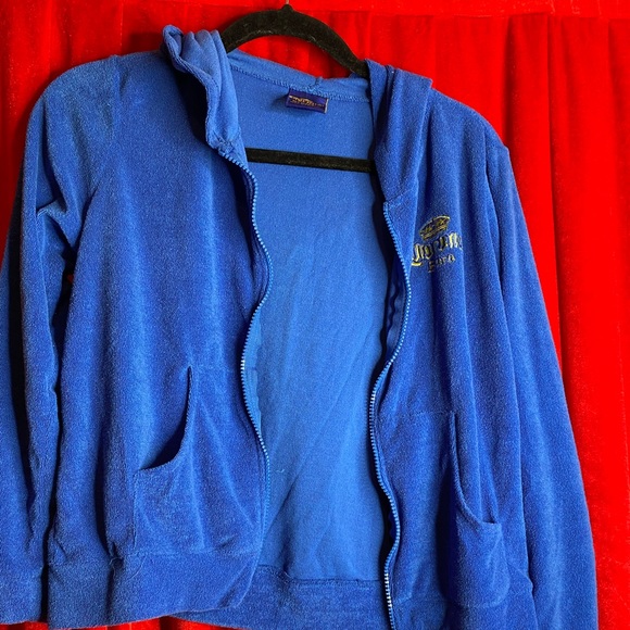 Corona | Jackets & Coats | Blue Corona Terry Jacket | Poshmark